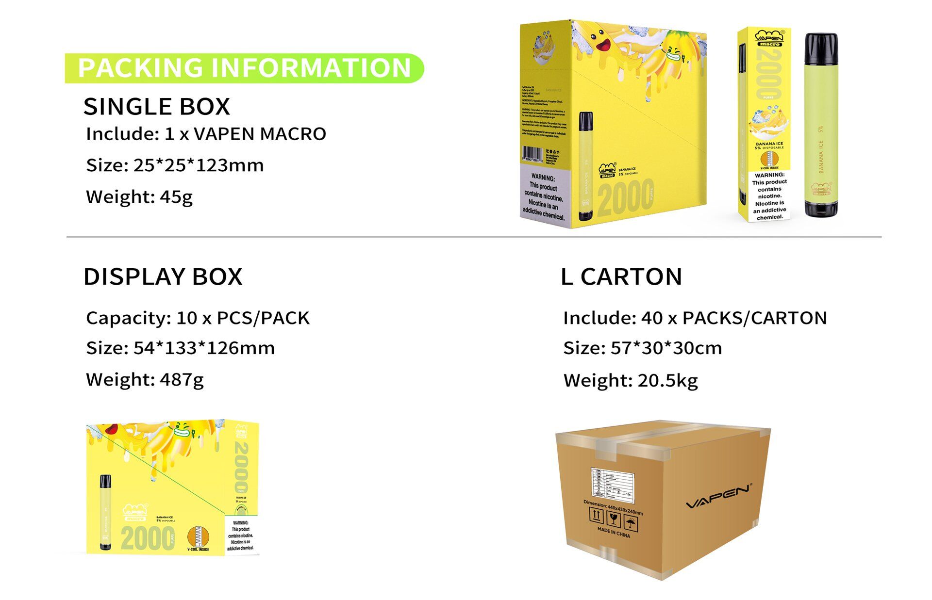 VAPEN MACRO - VAPEN - Disposable Vape Global Premium Brand Distributor